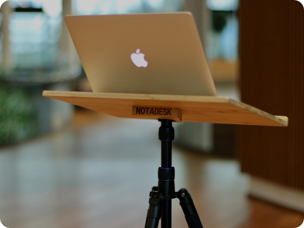 NOT A DESK.com - Small standing desk - Home office design